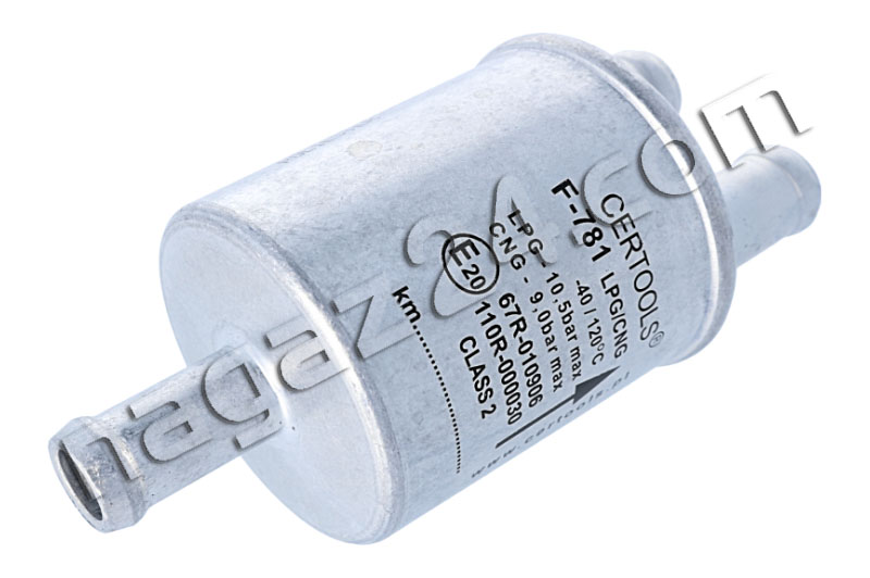 Gas phase filter 12/2x12 mm (polyester, disposable) - CER...