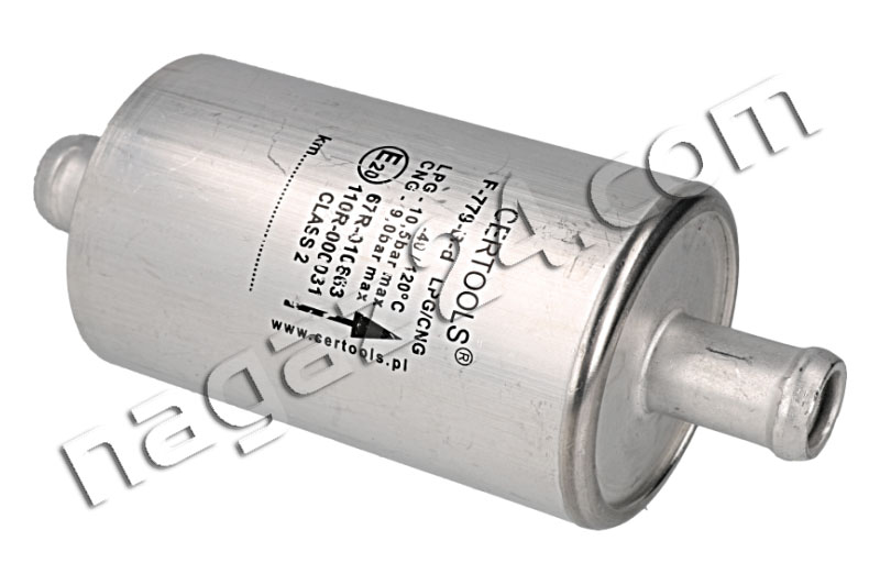Gas phase filter 14/14 mm (fiber glass, cartridge CF109-2...