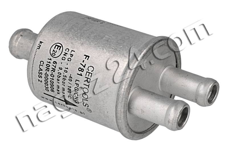 Gas phase filter 14/2x12 mm (paper, disposable) - CERTOOL...