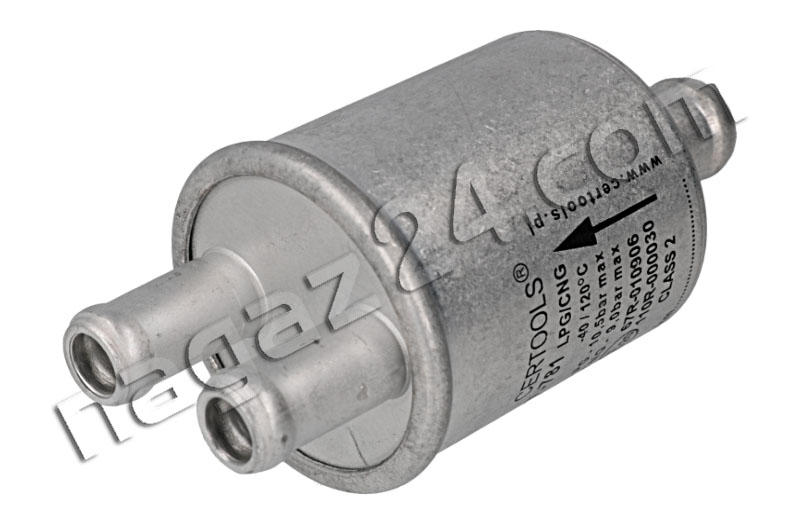 Gas phase filter 14/2x12 mm (paper, disposable) - CERTOOL...