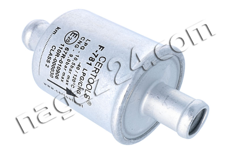 Gas phase filter 16/16 mm (polyester with mesh, disposabl...