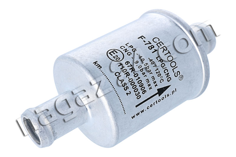 Gas phase filter 16/16 mm (polyester with mesh, disposabl...