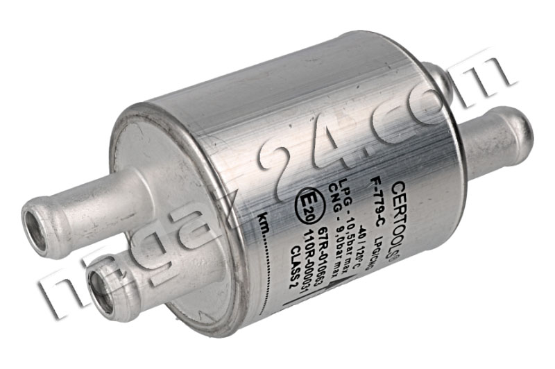 Gas phase filter 2x12/2x12 mm (fiber glass, disposable)